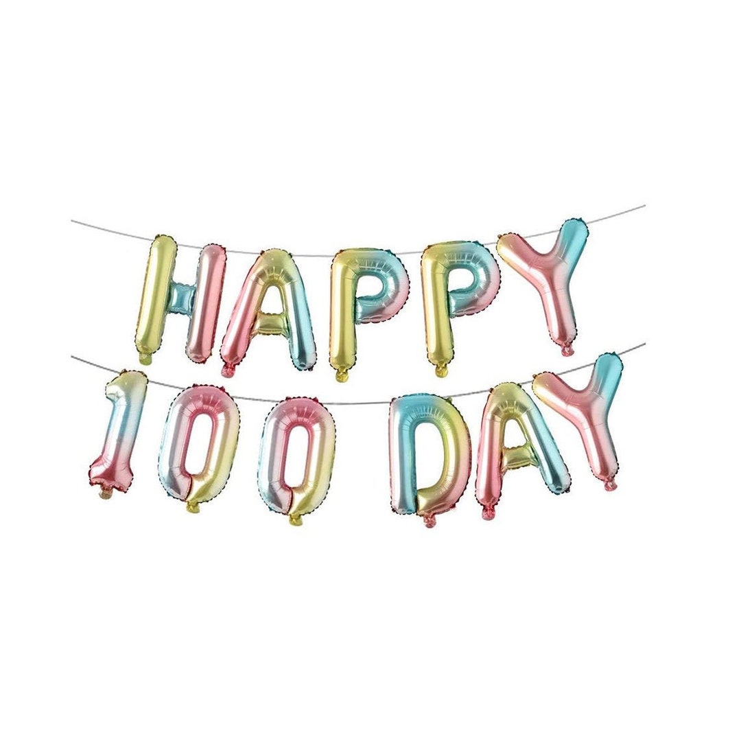 Happy 100th Day 100 Day Celebration 100th Day of School Baby's 100 Days ...