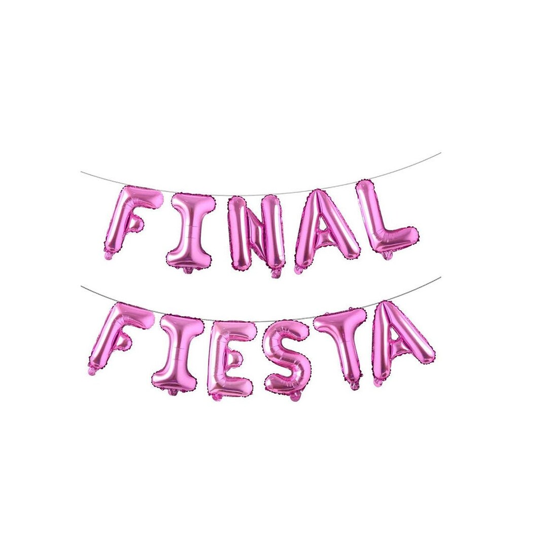 Final Fiesta Balloons | Bachelorette Party Decorations | Bridal Shower ...