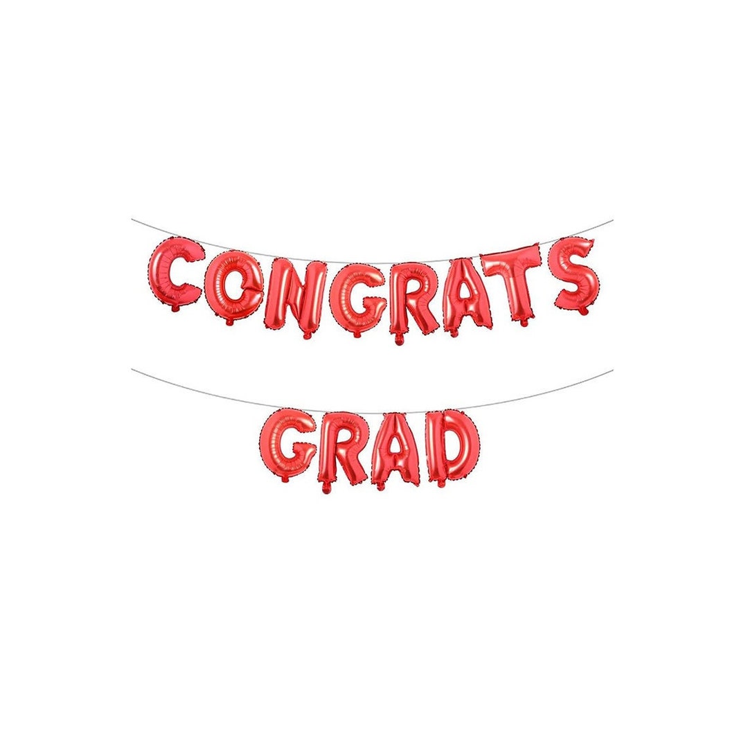 Congrats Grad Balloons | Graduation Party Decorations | 2022 Graduation ...