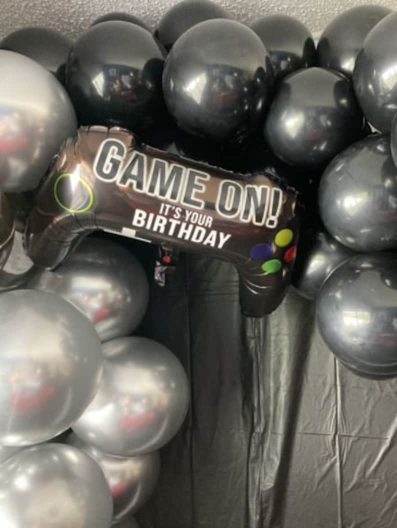 Video Game Party Balloons | Game on Balloons | Game Controller Balloon ...