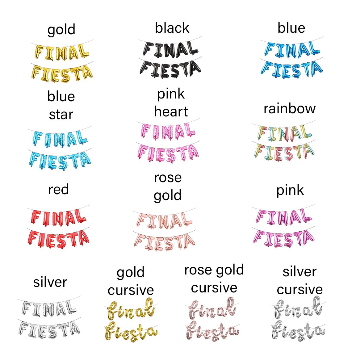 Final Fiesta Balloons Bachelorette Party Decorations | Etsy