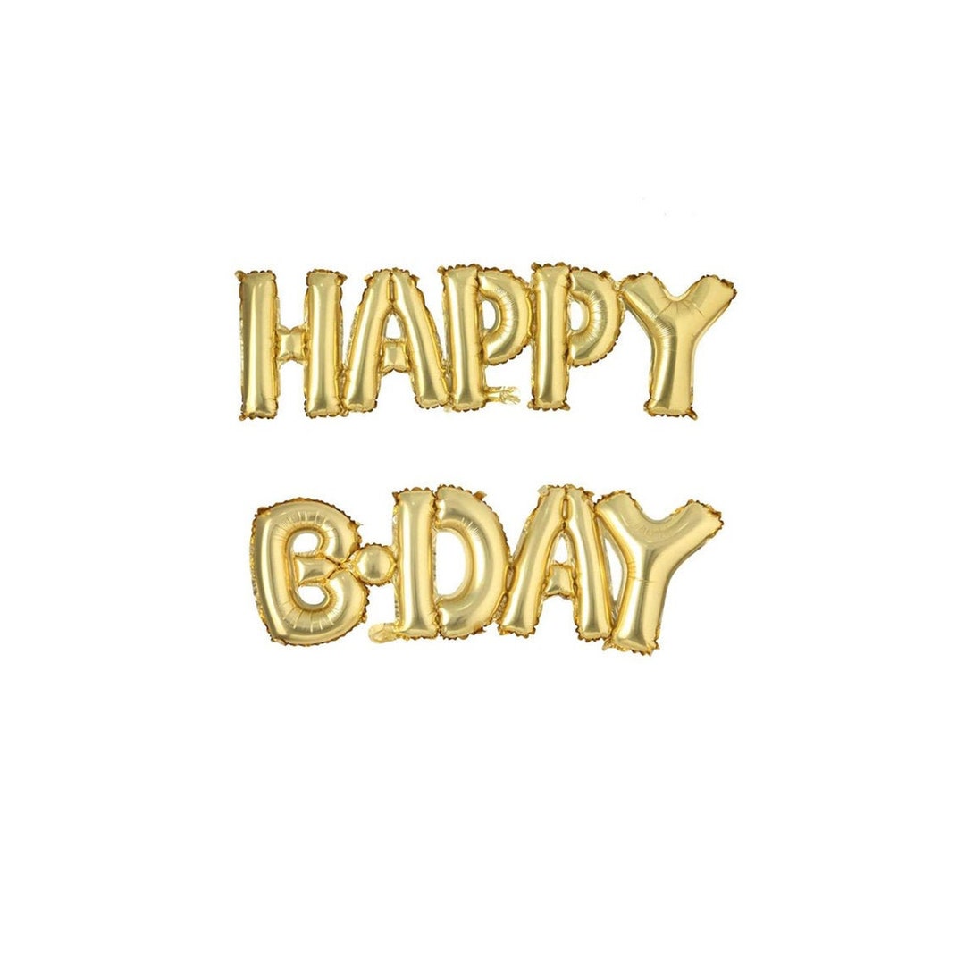 Happy Birthday Balloon Letters | |letter Balloons |balloon Letters ...