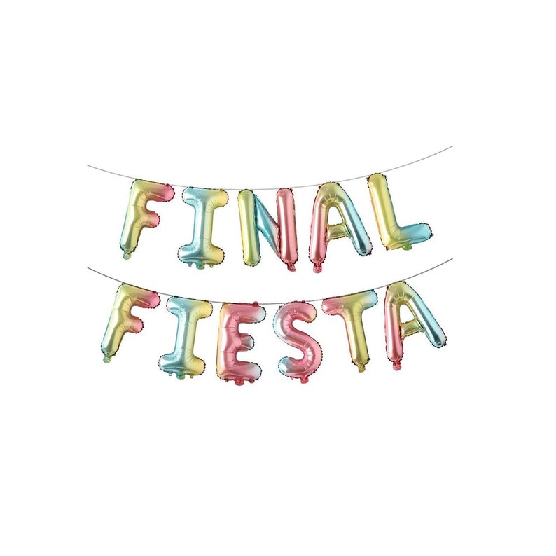 Final Fiesta Balloons Bachelorette Party Decorations - Etsy