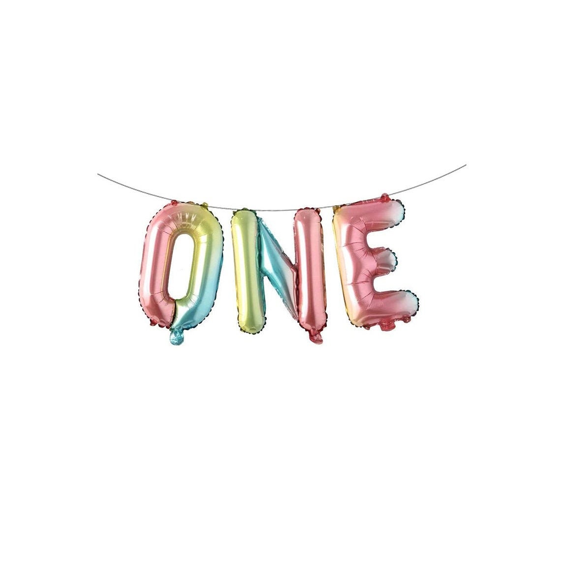 Party Décor Banners & Signs Party Supplies 1st Birthday Balloon Letter ...