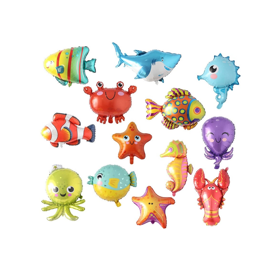O Fish Ally Birthday | Fish Balloons | Mermaid Balloons | Mermaid Party ...