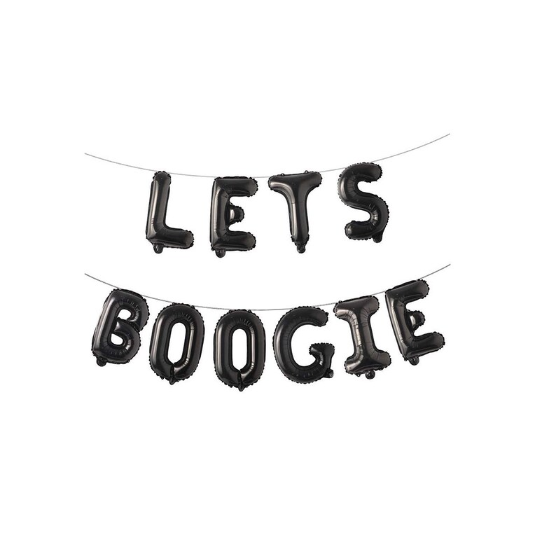 Lets Boogie Balloons Disco Party Decorations 70's - Etsy