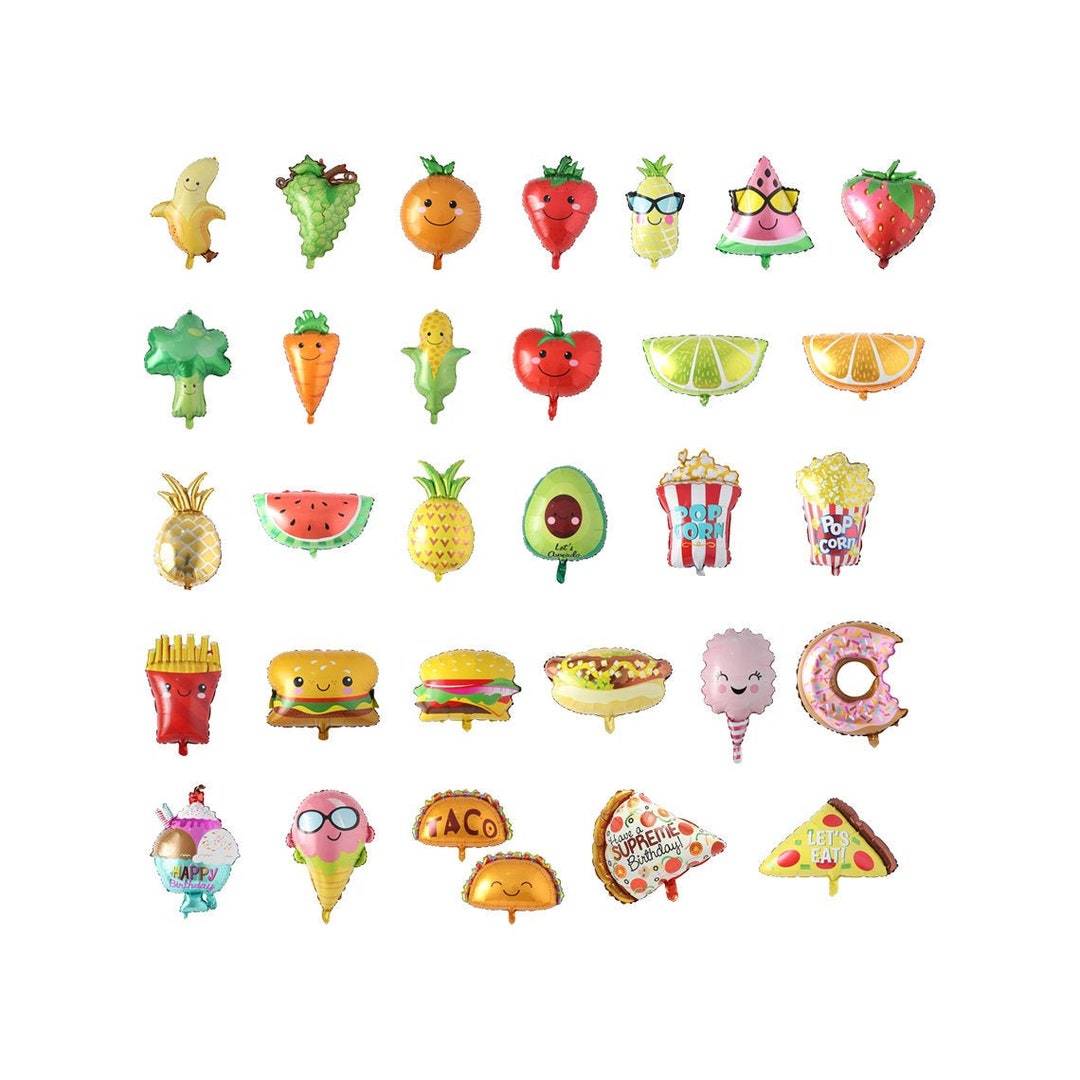 Food Balloons | Food Birthday Balloons | Food Birthday Balloons ...