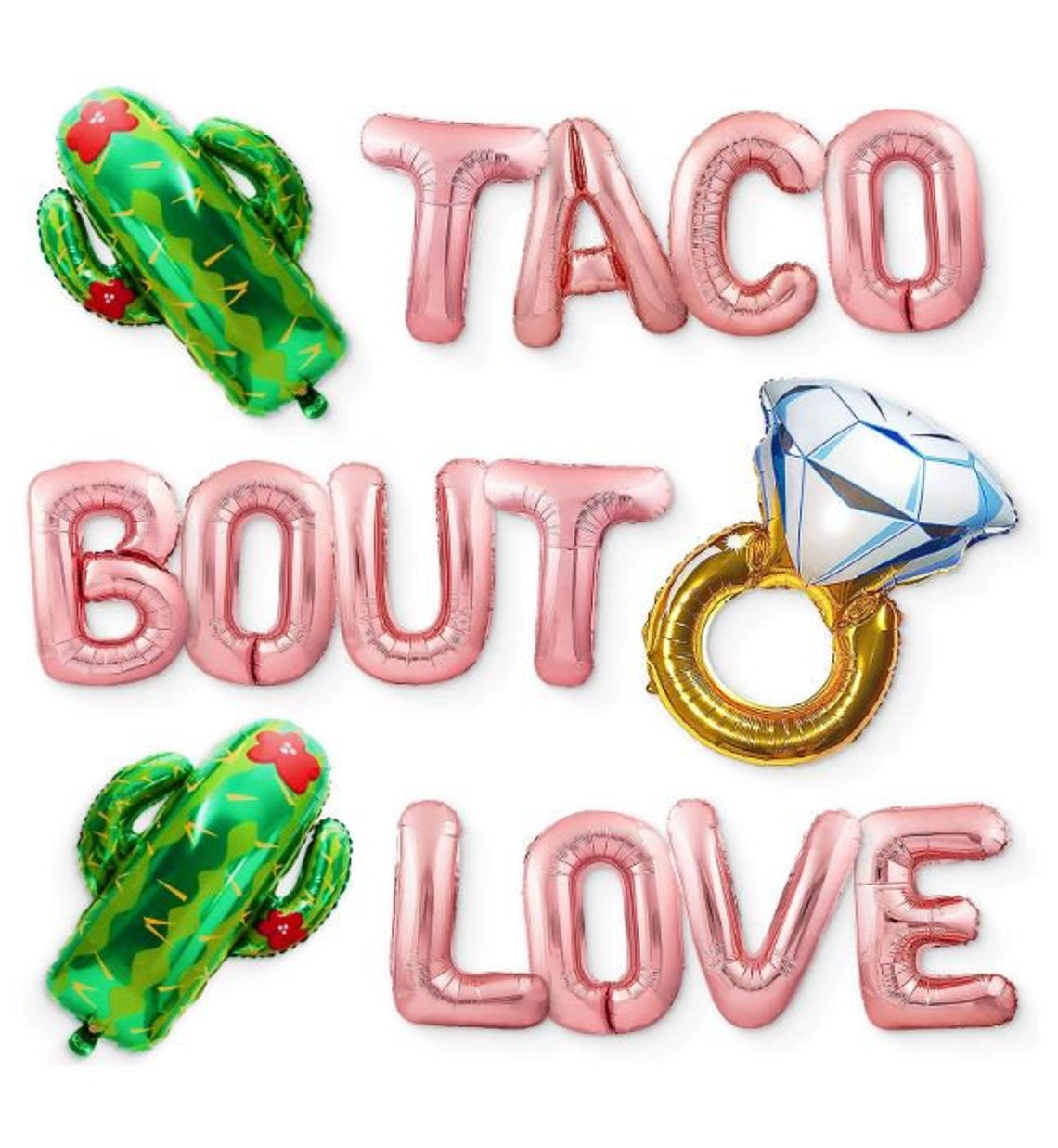 Taco Bout Love Balloons Bachelorette Party Decorations - Etsy