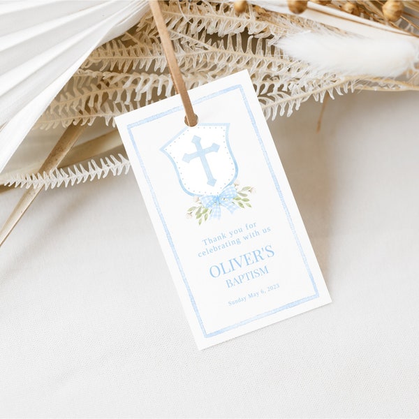Baptism Tag - Etsy