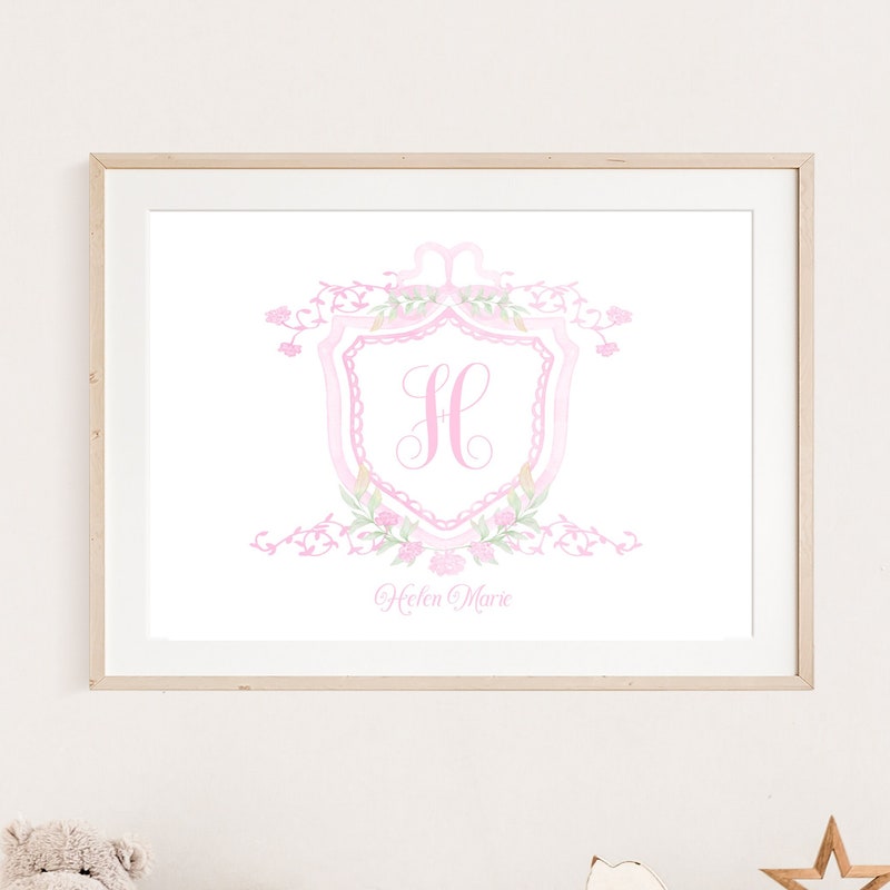 Girls Monogram - Etsy