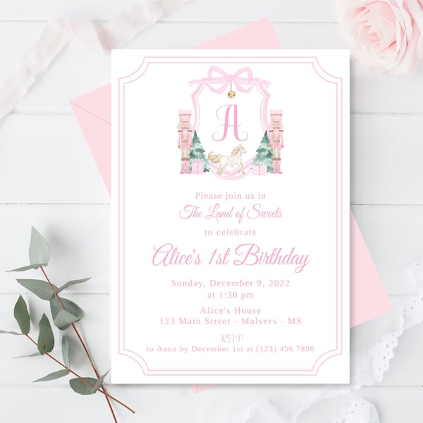 Nutcracker Invitation - Etsy