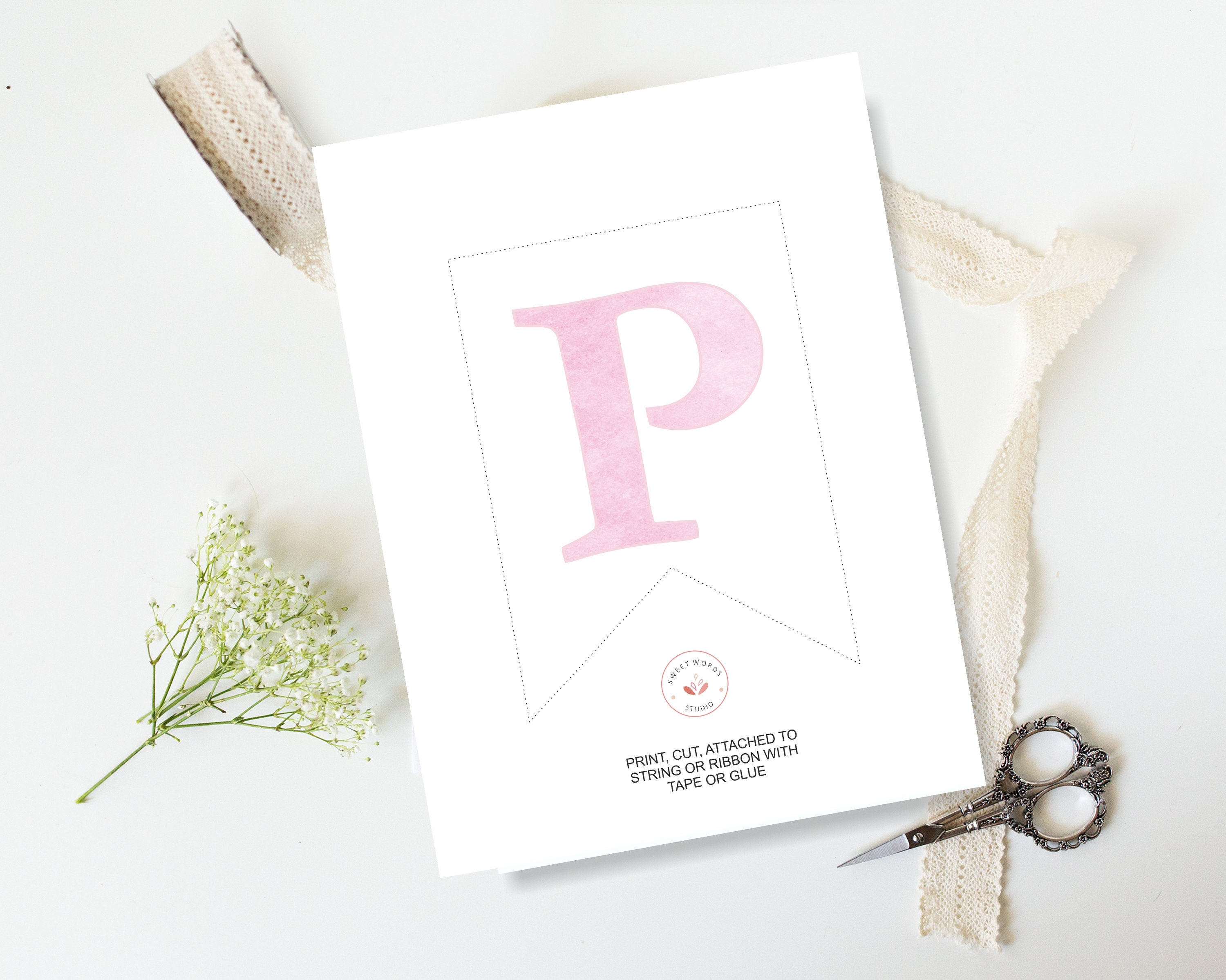 Watercolor Baptism Banner, Pink Cross, God Bless Baptism Banner, First ...