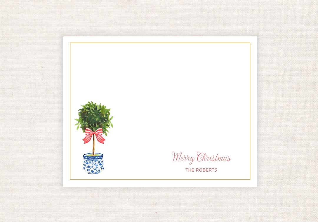 Printable Christmas Note Cards, Holidays Thank You Notecards, Christmas ...