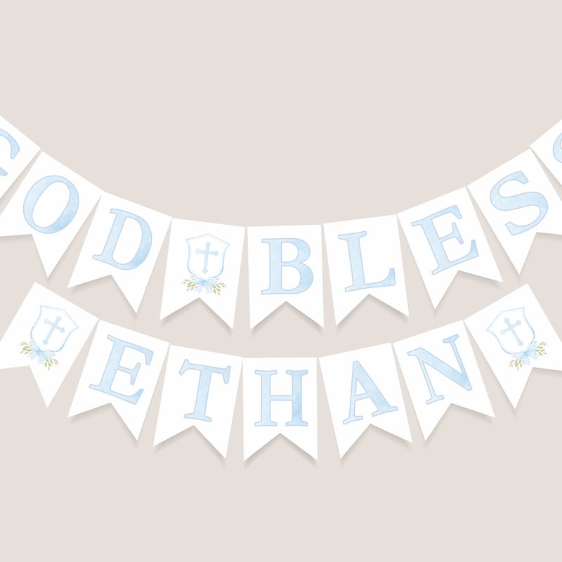 Baptism Banners - Etsy