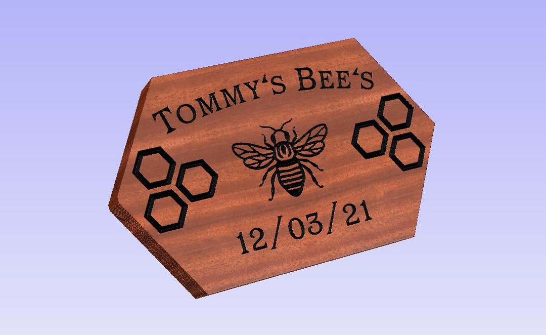 Personalized Bee's Sign Dxf/svg File Only - Etsy