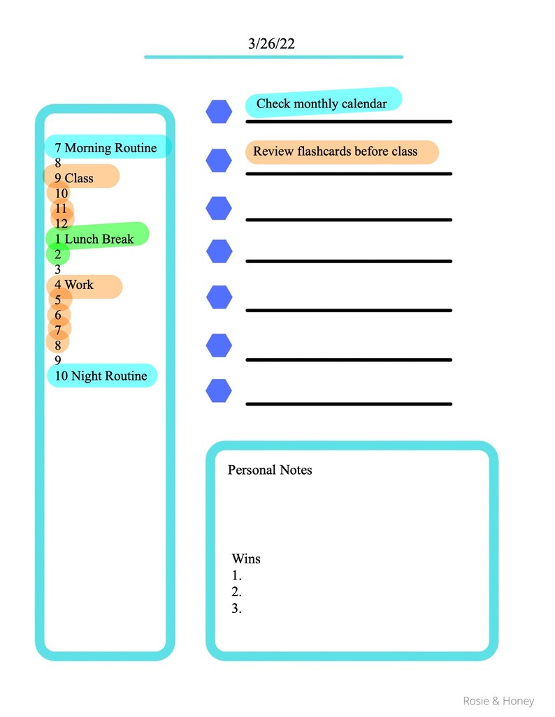 Printable Planner I Printable Planner Pages - Etsy