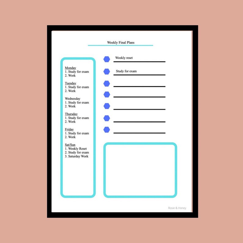 Printable Planner I Printable Planner Pages - Etsy