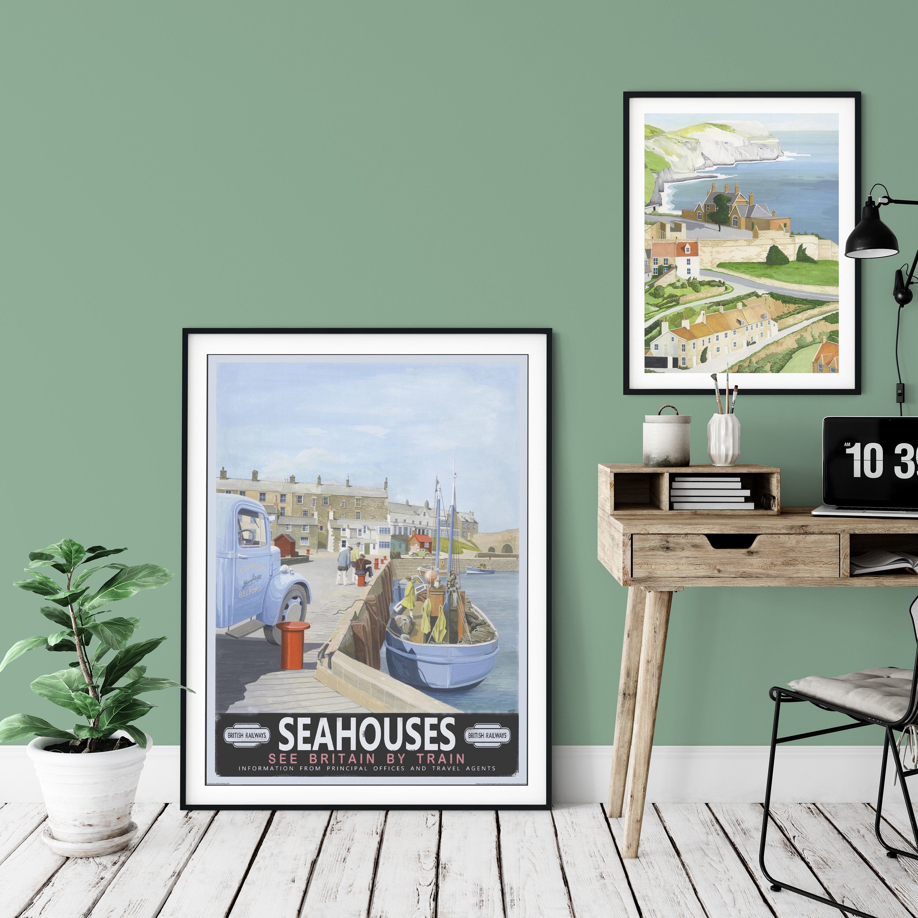 Seahouses Northumberland Picture Seahouses Harbour Print Northumberland ...