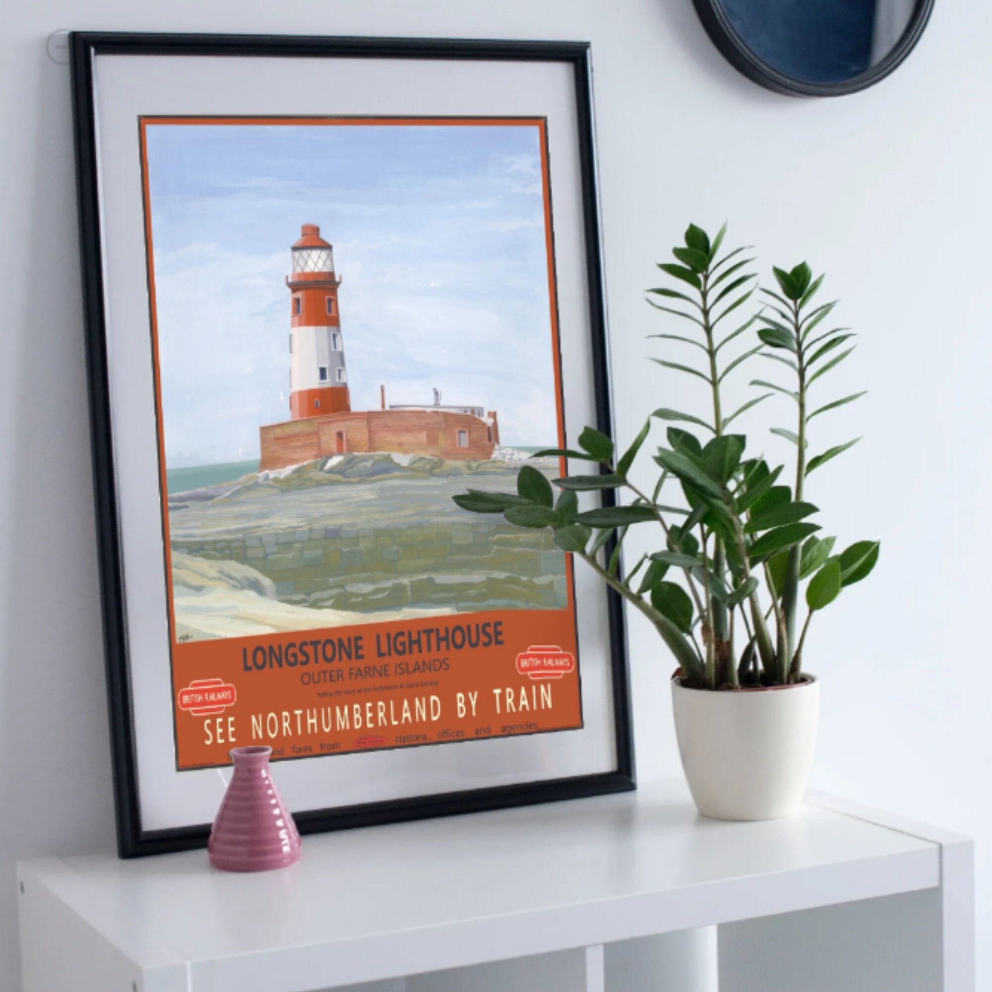 Longstone Lighthouse Print Northumberland Pictures Lighthouse Art ...