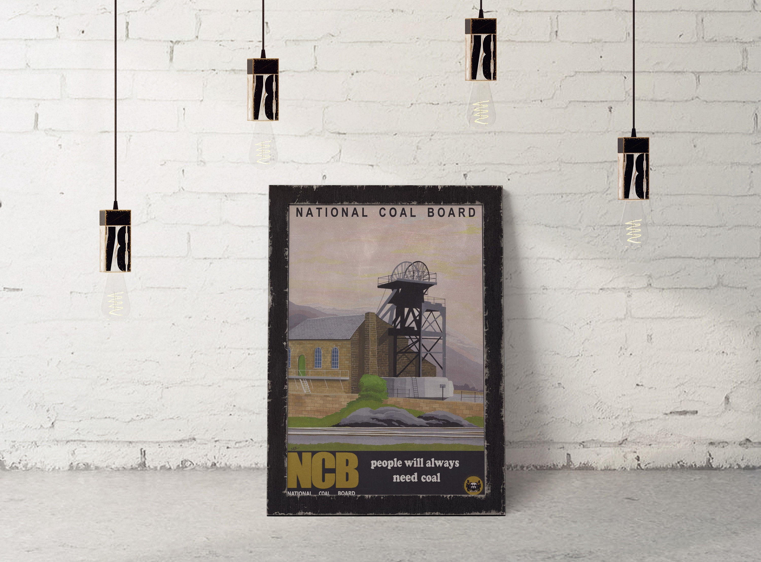 National Coal Board Poster NCB Britain's Industrial History Coal Mining ...