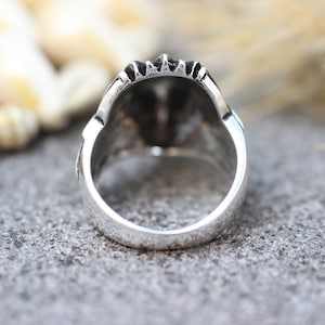 Sterling Silver 925 Handmade Men's Ring Eagle Ring - Etsy