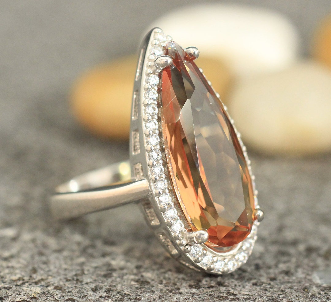 Sterling Silver 925 Alexandrite Ring, Alexandrite Ring, Women's Ring ...