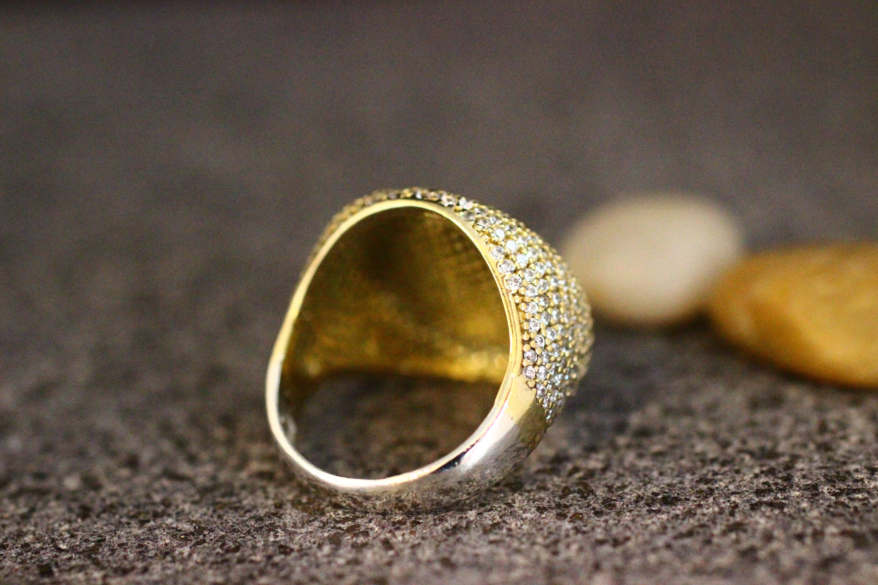 Sterling Silver 925 Zircon Handmade Ring Ottoman Style Ring | Etsy