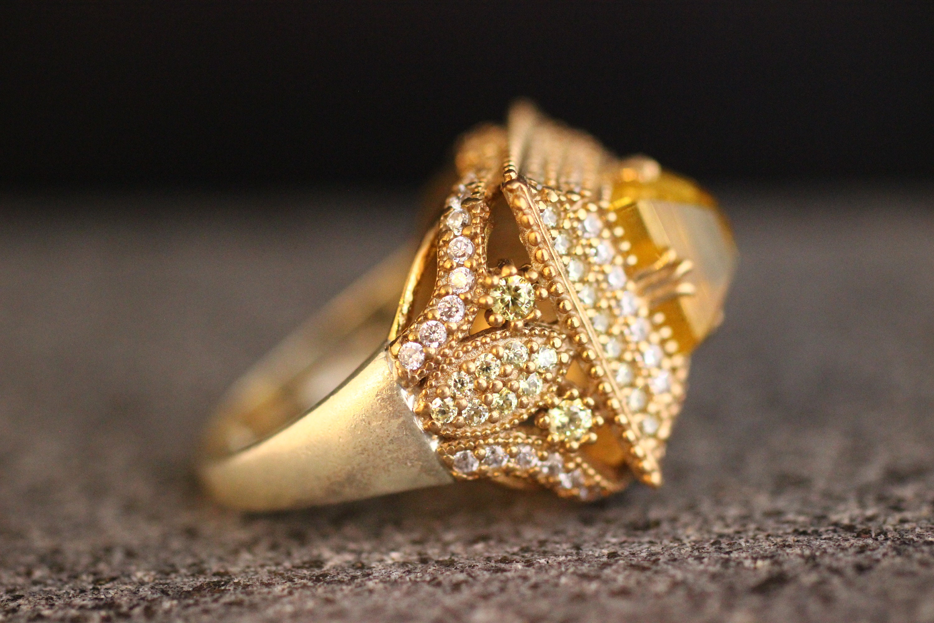 Sterling Silver 925 Quartz Handmade Ring Ottoman Style Ring | Etsy