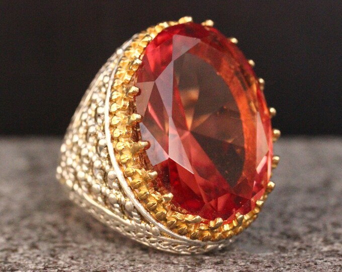 Sterling Silver 925 Handmade Alexandrite Men's Ring - Etsy