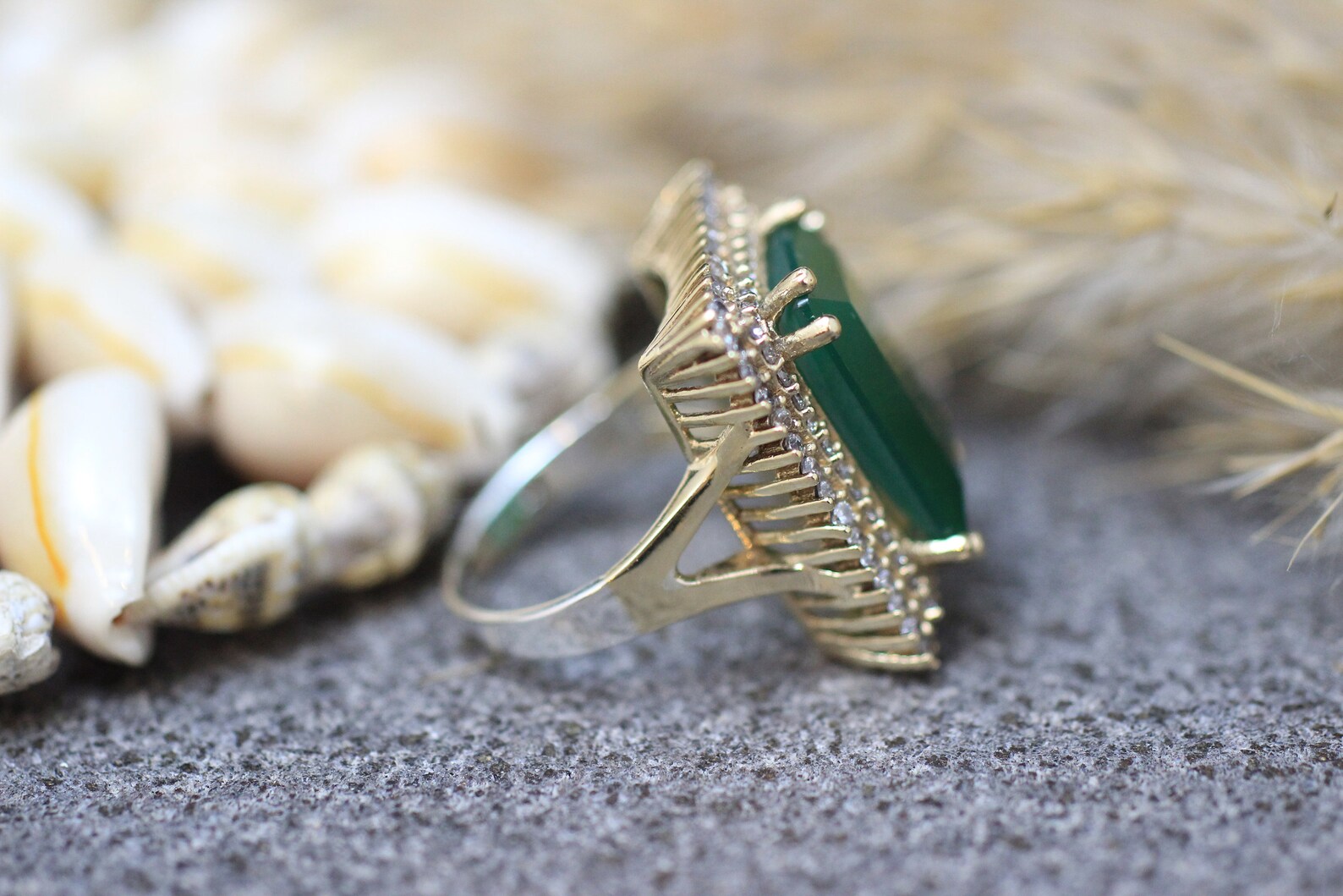 Sterling Silver 925 Emerald Handmade Ring Ottoman Style Ring - Etsy