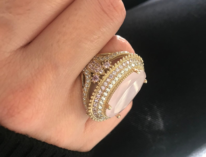 Turkish Handmade Quartz Ring Ottoman Style Ring Silver 925 - Etsy