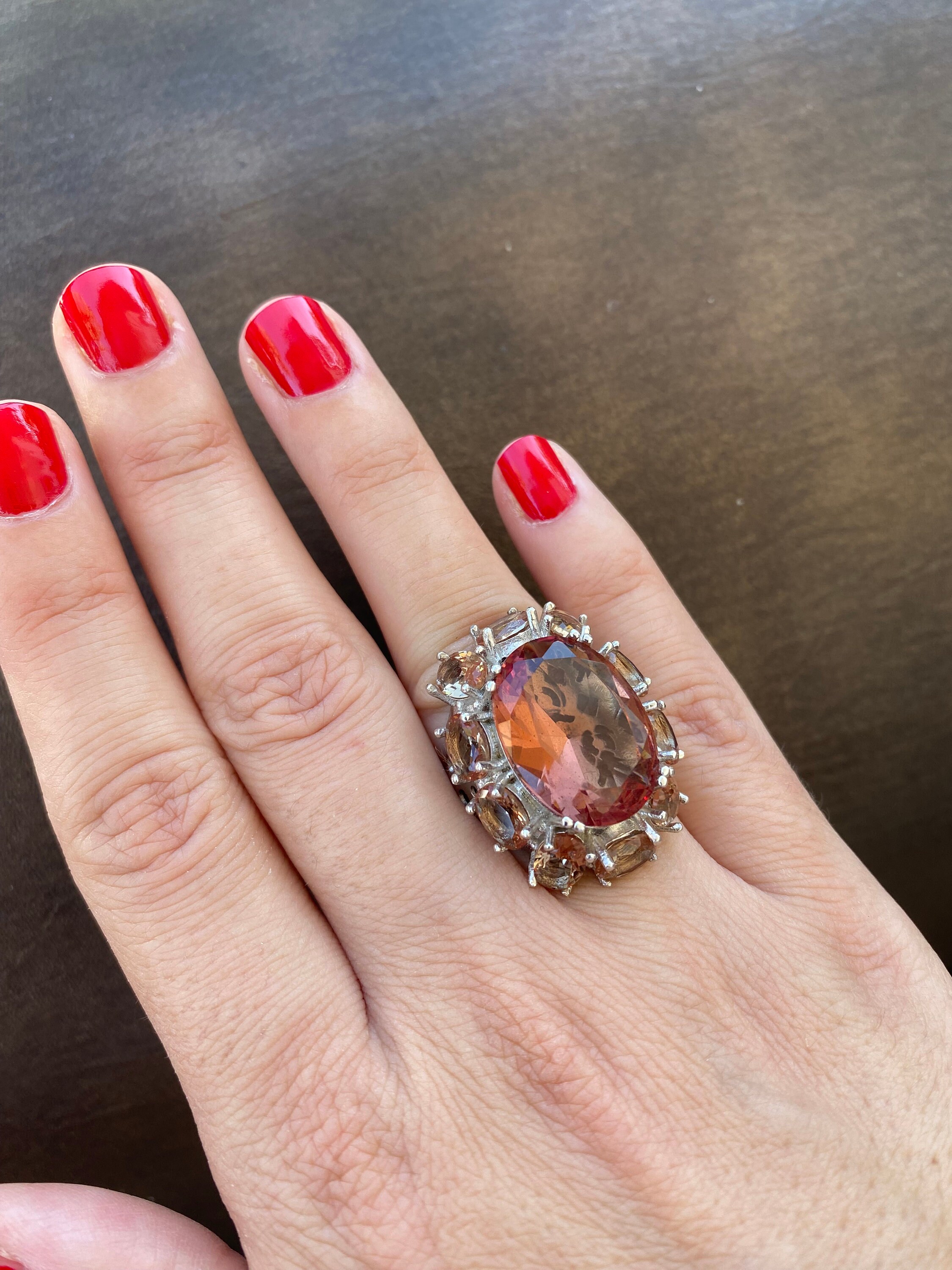 Sterling Silver 925 Alexandrite Ring, Silver 925 Alexandrite Ring ...