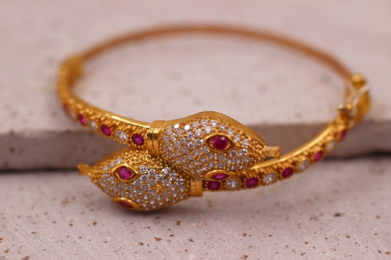 925 Sterling Silver Ruby Bracelet Turkish Handmade Bracelet - Etsy