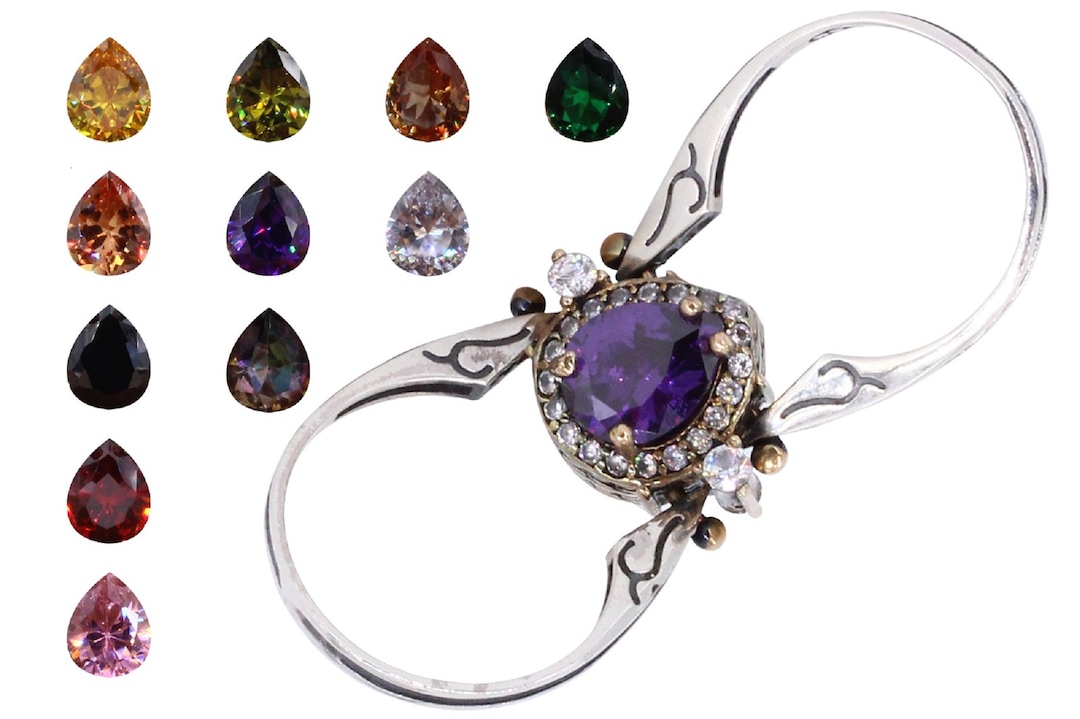 Extraordinary Ring, Reversible Ring Two in a One Ring 925 Sterling ...