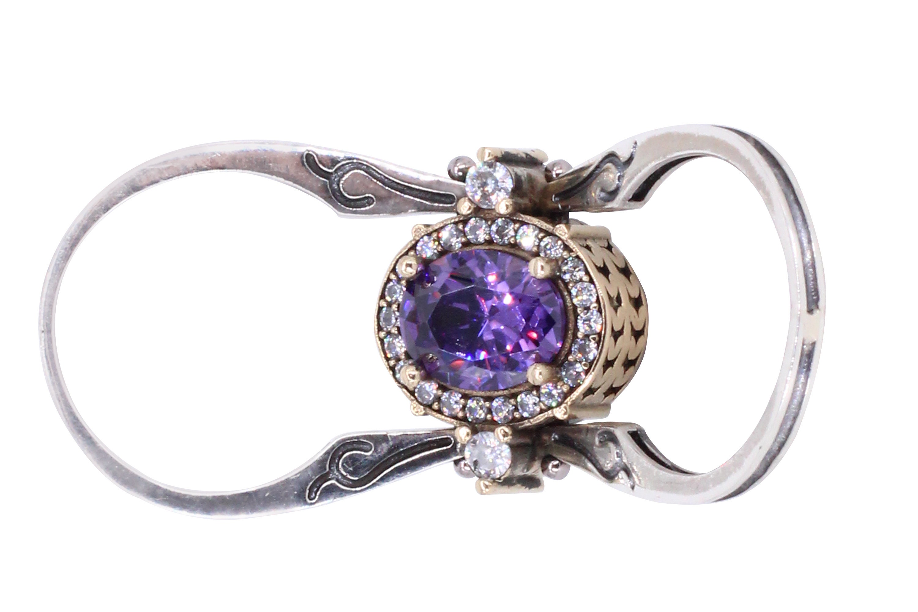 Extraordinary Ring Reversible Ring Two in a One Ring 925 | Etsy