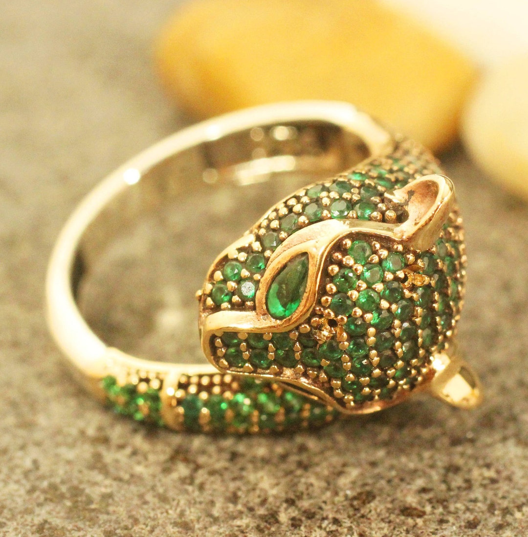 Silver Emerald Ring, Emerald Handmade Ring, Silver 925, Silver Ring ...