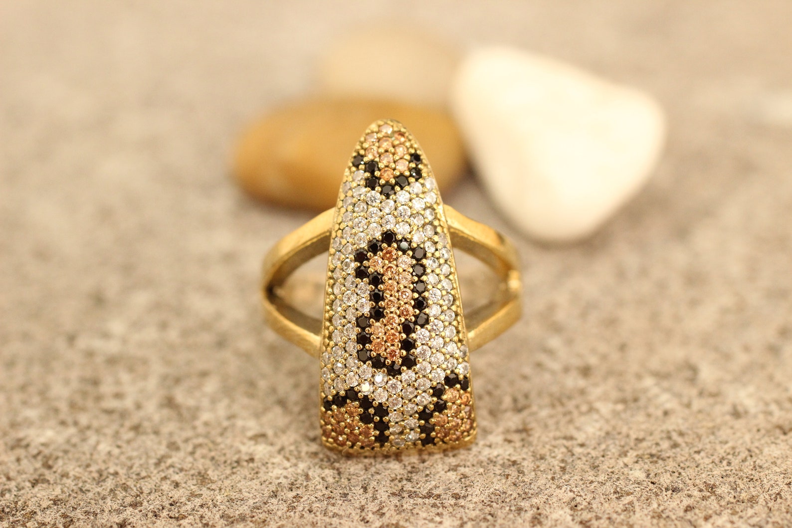 Sterling Silver 925 Zircon Leopard Handmade RingLeopard Ring | Etsy