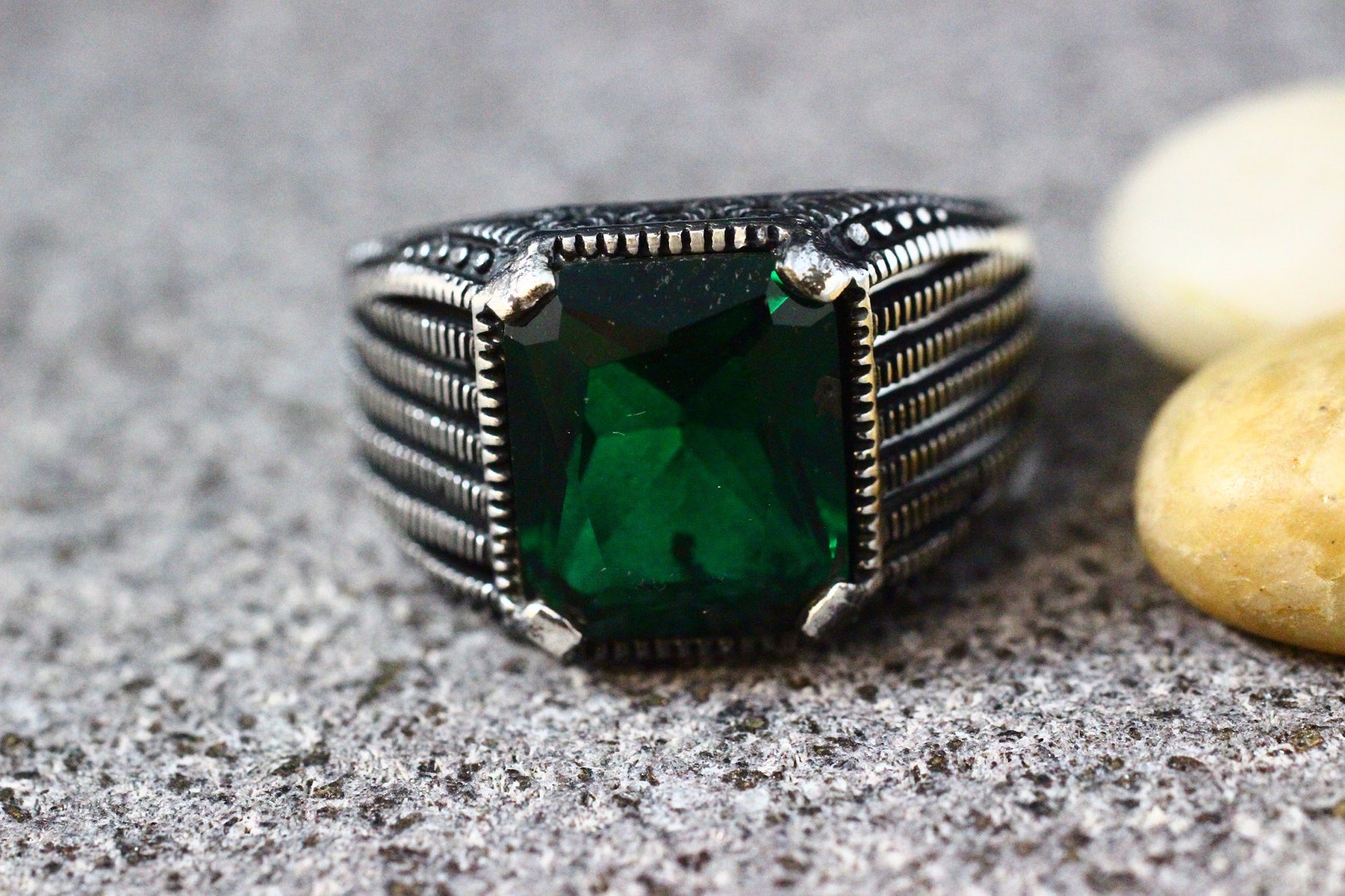 Silver Mens Ring Ottoman Style Ring Statement Ring Silver - Etsy