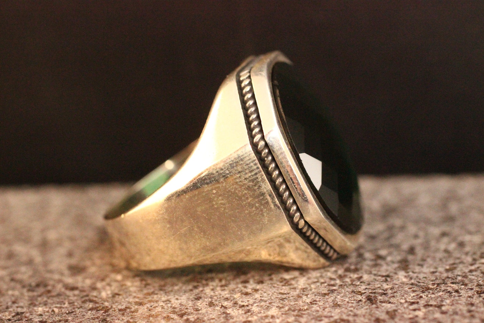 Sterling Silver 925 Emerald Handmade Ring Ottoman Style Ring | Etsy