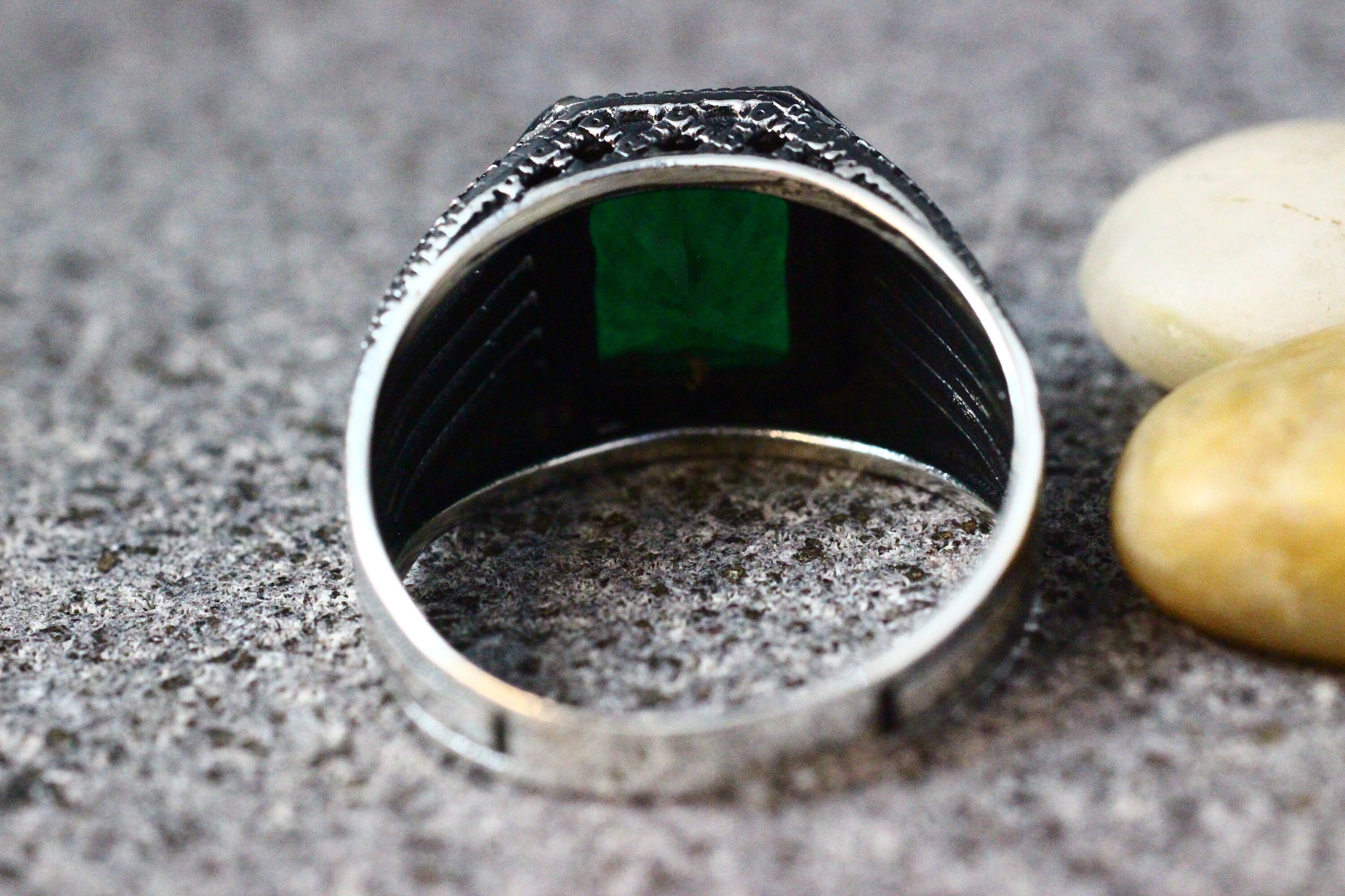 Silver Mens Ring Ottoman Style Ring Statement Ring Silver - Etsy