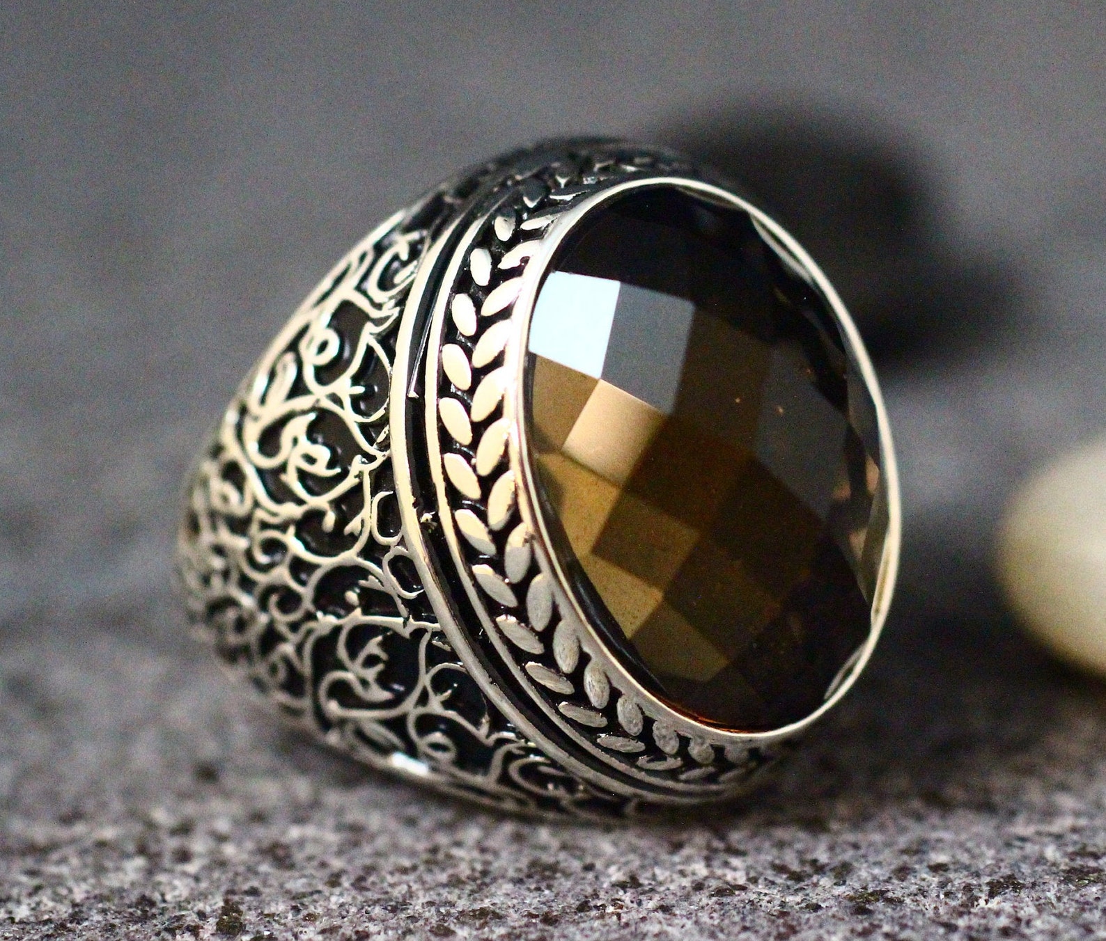 Sterling Silver 925 Handmade Alexandrite Men's Ring - Etsy