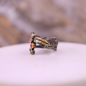 Unique Design Quartz Silver Ring , Silver 925 Handmade Ring , Womens ...