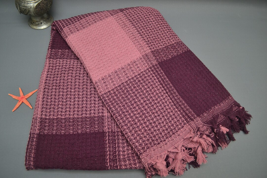 Personalized Turkish Blanket, Bedding Throw, Cotton Bed Cover, Sofa ...