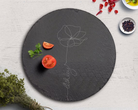 Round Slate Cutting Boards Slate board cheese board board | Etsy