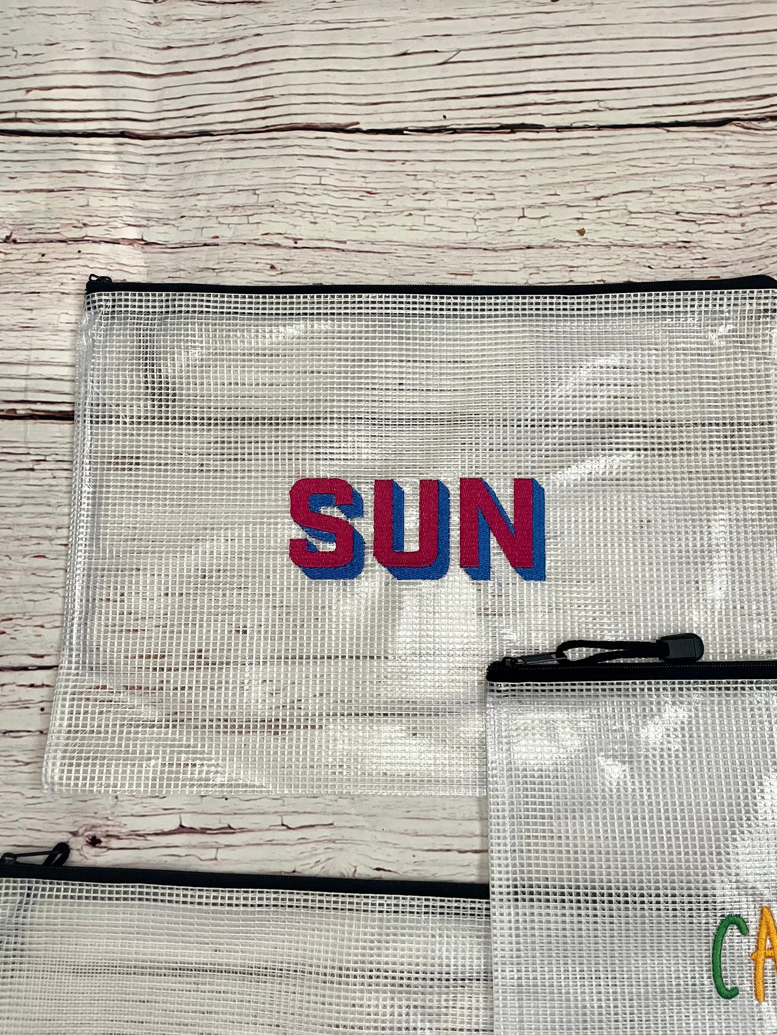 Personalized Zipper Pouches, Custom Zipper Pouches, Embroidered Pouches ...