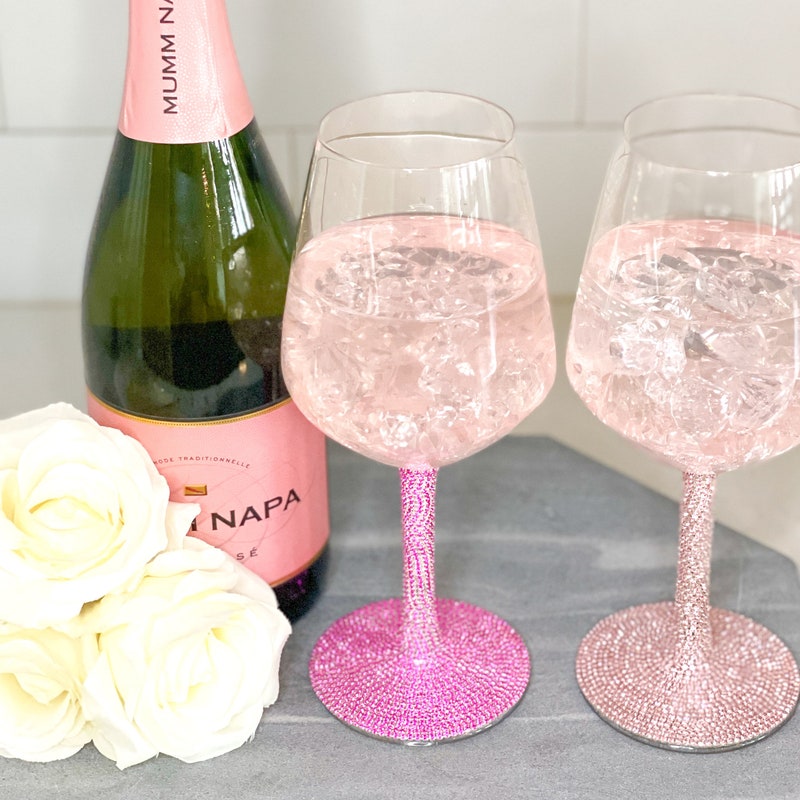 Rhinestone Wine - Etsy