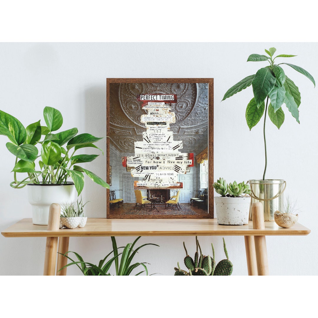 Collage Poem Collage Poetry Collage Art Hanging Decor Wall - Etsy