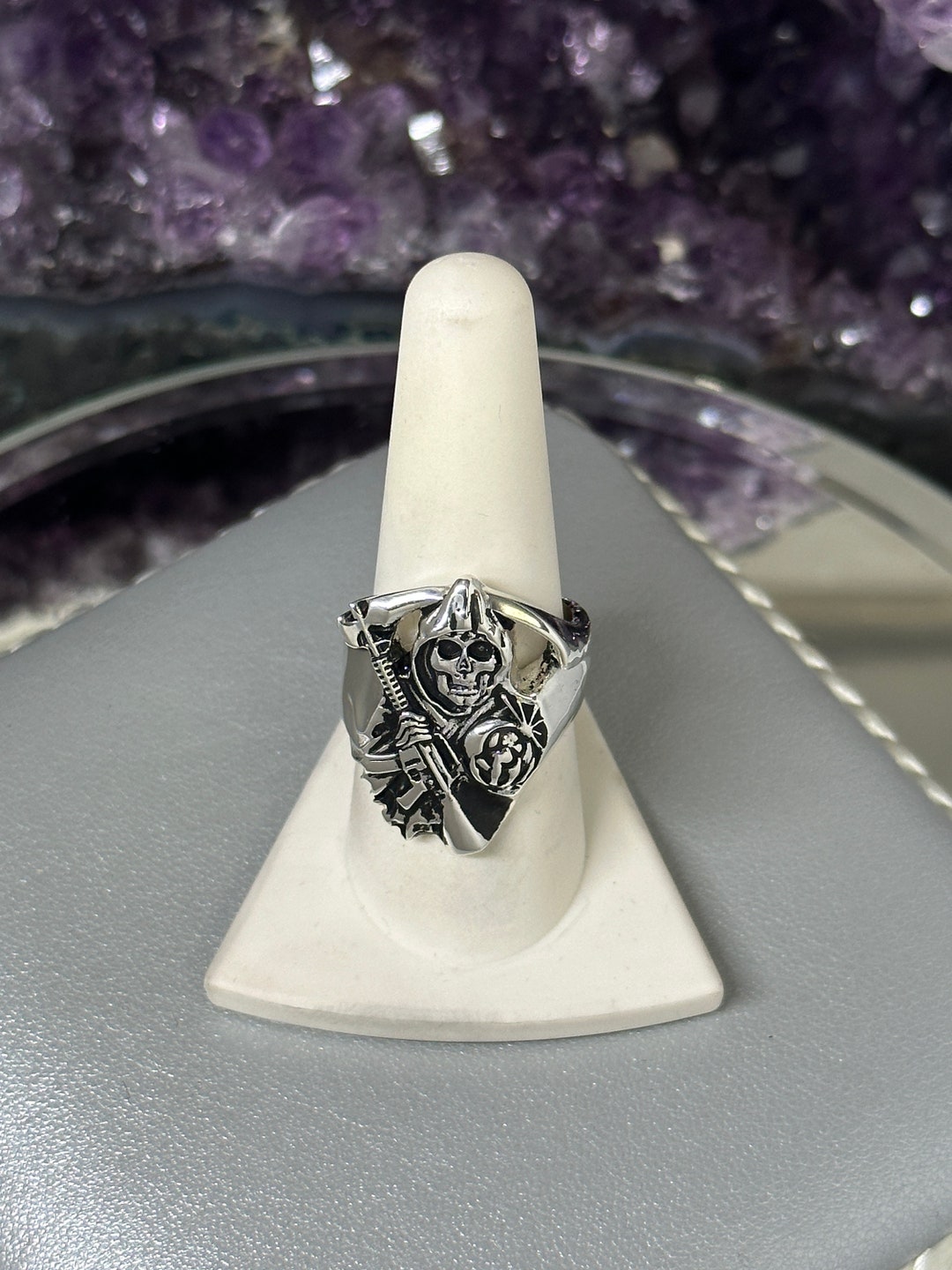 Custom Small Reaper Sons Ring in Solid .925 Sterling Silver - Etsy