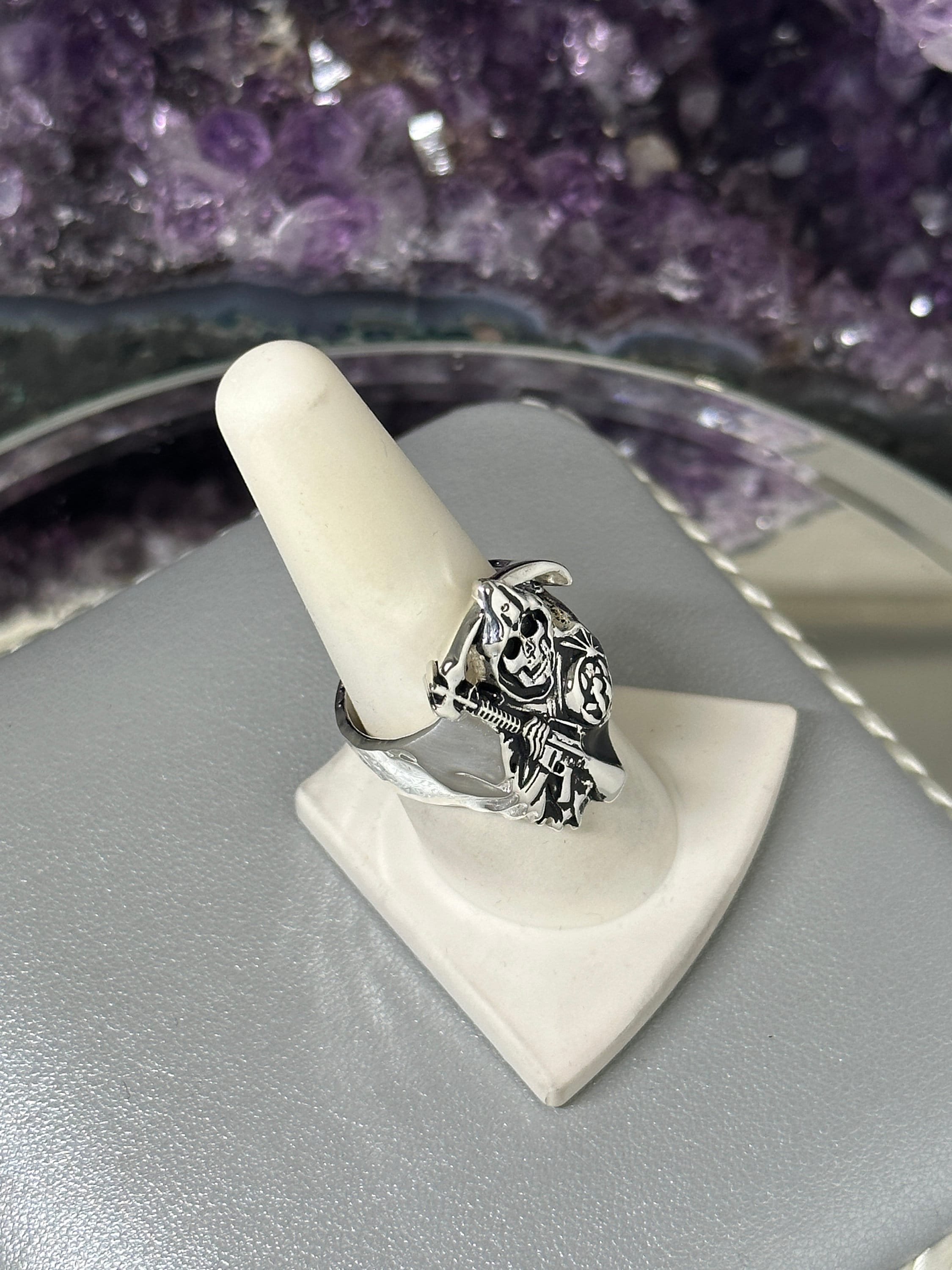 Custom Small Reaper Sons Ring in Solid .925 Sterling Silver - Etsy