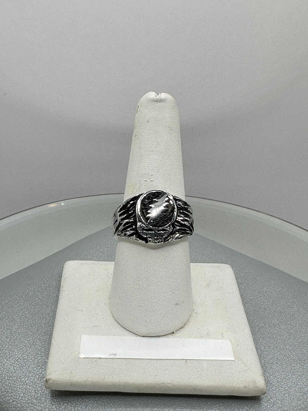 Custom Lost Wax Cast Sterling Silver "deadhead" Fan Ring High Polished ...